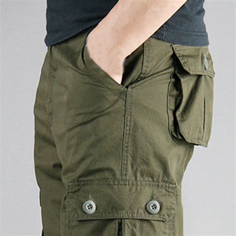 Fancifize Mens Cargo Short Lightweight Multi Pocket Cargo Causal Work