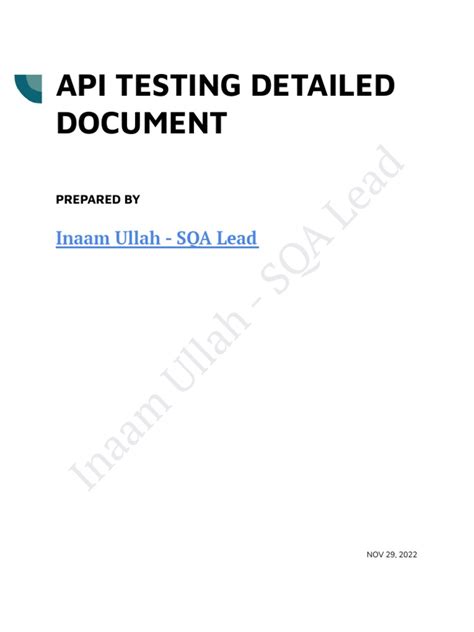 api testing detailed document pdf software testing software