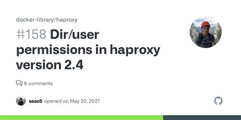 Diruser Permissions In Haproxy Version 24 · Issue 158 · Docker