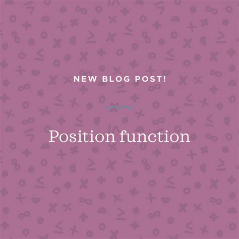 Position Functions And Velocity And Acceleration — Krista King Math