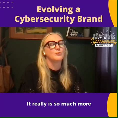 Video Breaking Through In Cybersecurity Marketing Podcast On Linkedin