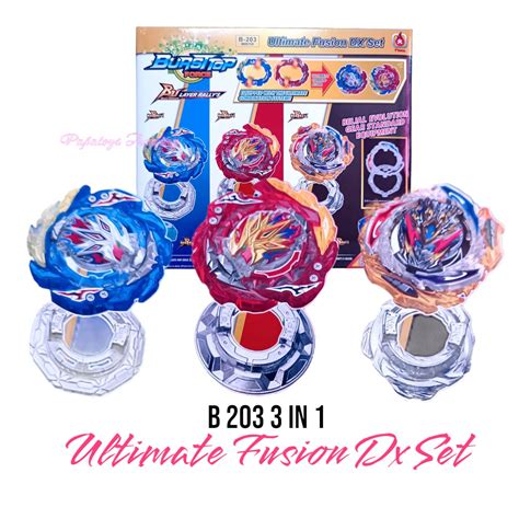 Beyblade B203 Ultimate Fusion Dx Set Lazada