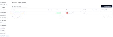 how to automatically create a contact through inbox automation in