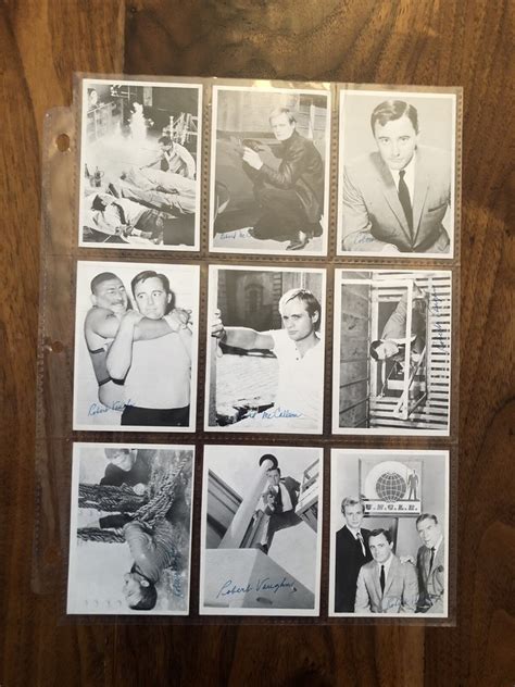 Man From Uncle Topps Vintage Complete Trading Card Set Of 55 Cards 1965