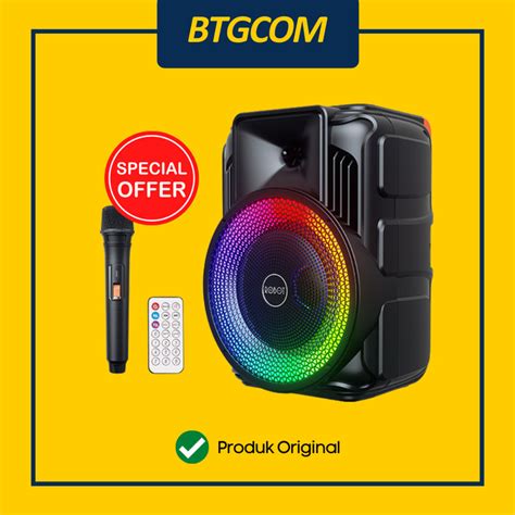 SPEAKER KARAOKE ROBOT RB500 BLACK BTGCOM