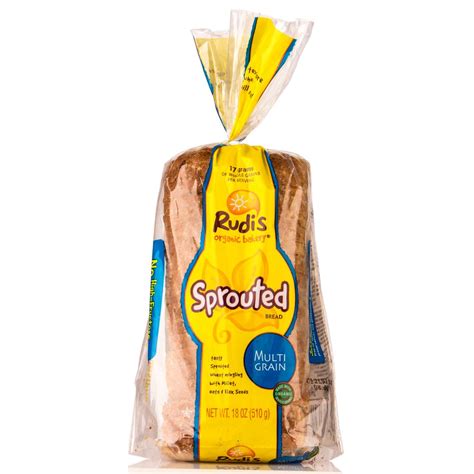 Rudis Bakery Sprouted Multigrain Bread Frozen Organic Azure Standard