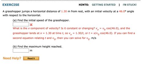 Solved EXERCISE HINTS GETTING STARTED I M STUCK A Chegg