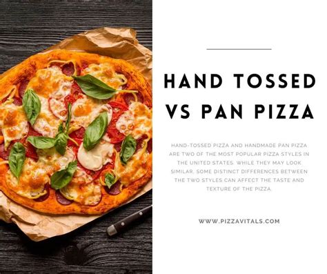 The Difference Between Hand Tossed And Pan Pizza Pizza Vitals