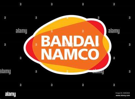 Bandai Namco Holdings Logo Black Background Stock Photo Alamy