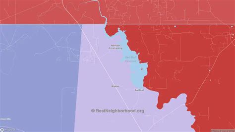 Red Bluff Tx Political Map Democrat And Republican Areas In Red Bluff