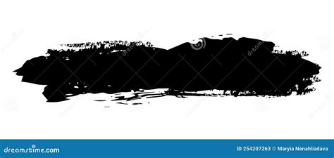 Black Blob Object On White Background Vector Illustration Stock Vector