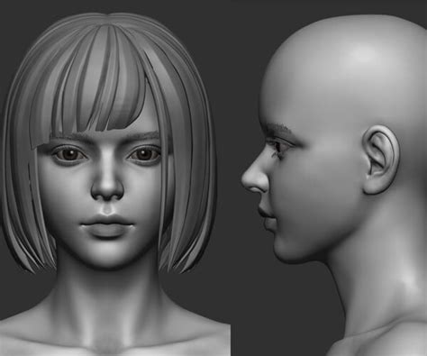 Artstation 5 Fine Looking Beautiful Female Basemesh From 6 To 40