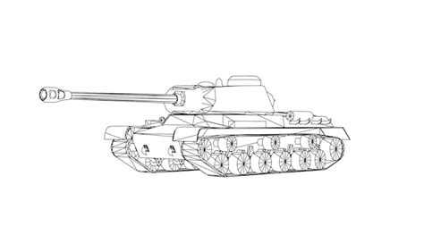 Um Desenho De Um Tanque A Letra T Nele Vetor Premium