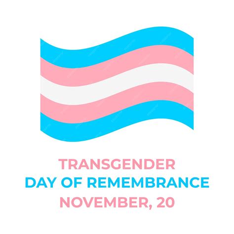 Premium Vector Transgender Day Of Remembrance Lettering With