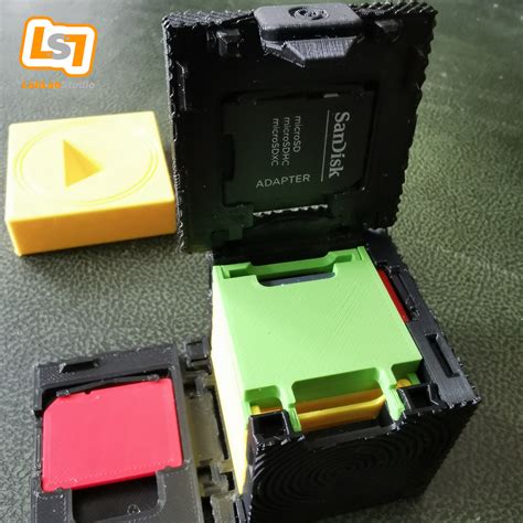 🃏 Storage Cube For Sd And Microsd Cards 12 Sd 8 Microsd Or 4 Sd 40