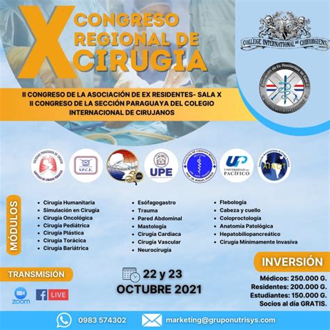 X Congreso Regional De Cirugía Sopaci Sociedad Paraguaya De Cirugía