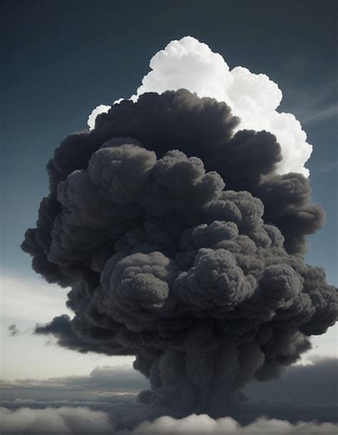 Premium Ai Image Black Whole Cloud