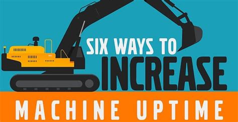 Six Ways To Increase Machine Uptime Infographic Visualistan