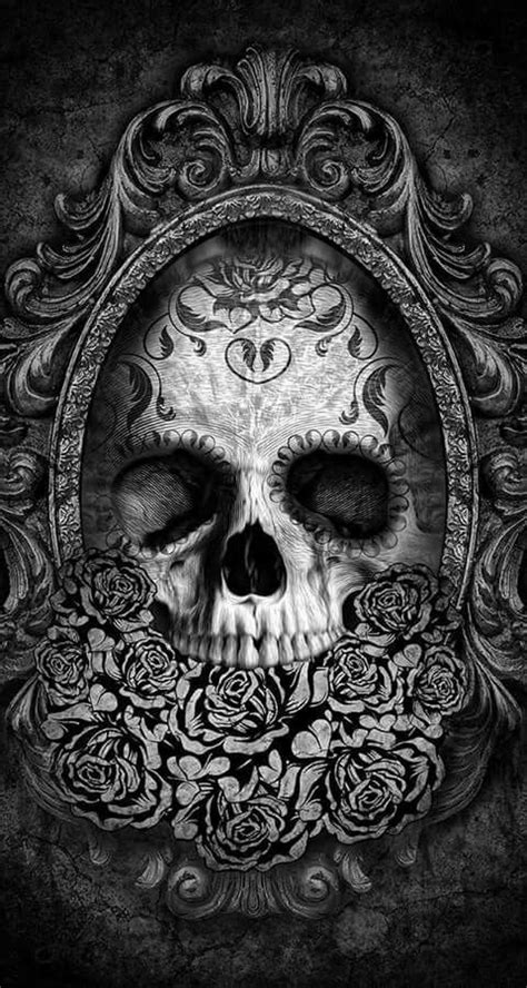 Pin By Amanda Koebel Klatte On Goth And Fantasy Skull Art Skull Sugar Skull Art