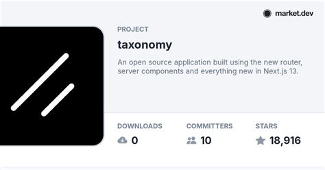Taxonomy Ecosystem Directory Marketdev