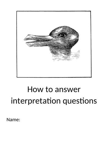 Edexcel Weimar And Nazi Germany How To Answer Interpretation Questions Work Booklet