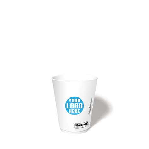 8 Oz Custom Printed Recyclable Double Walled Paper Cup The Cup Store