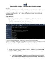 Comprehensive Guide On Database Documentation And Creation In Course Hero