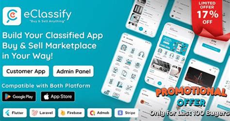 Eclassify Classified Buy And Sell Marketplace Flutter App 102 With Laravel Admin Panel
