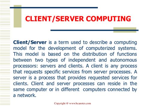 pdf client server computing
