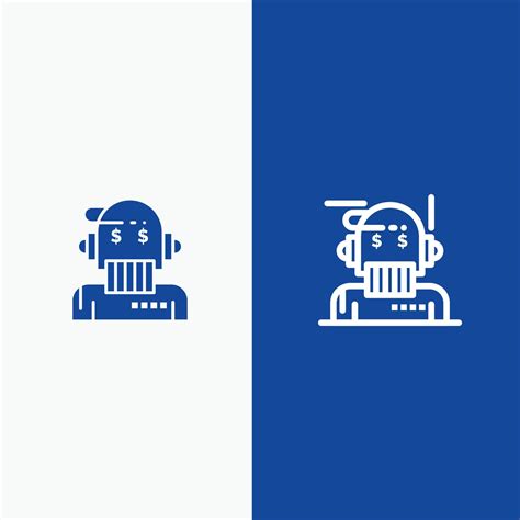 Robot Advisor Adviser Advisor Algorithm Analyst Line And Glyph Solid