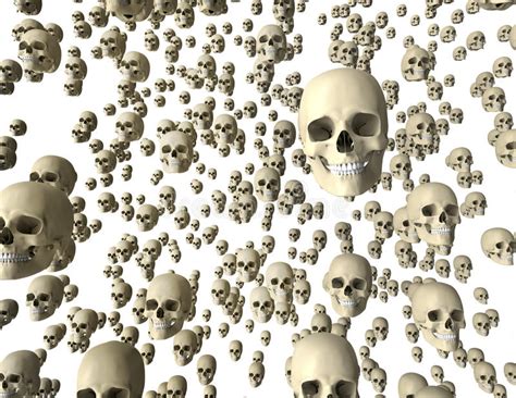 Con El Scull Aislado En Fondo Oscuro Con La Trayectoria De Recortes