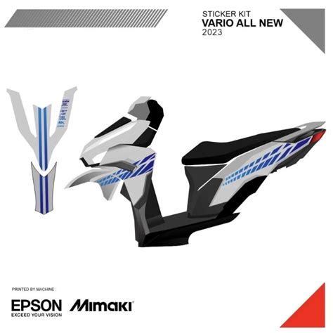Striping Sticker Transparent VARIO 125 NEW 2023 GEN 2 CUSTOM SKYLINE