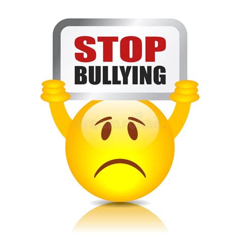 Stop Bullying Sign Stock Vector Illustration Of Isolated 45495036