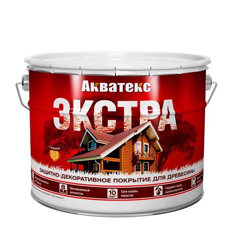 Декоративная пропитка Акватекс Экстра купить по цене 792 руб. в Москве