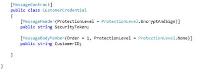 Wcf Service Method Level Security Using Message Contract Codeproject