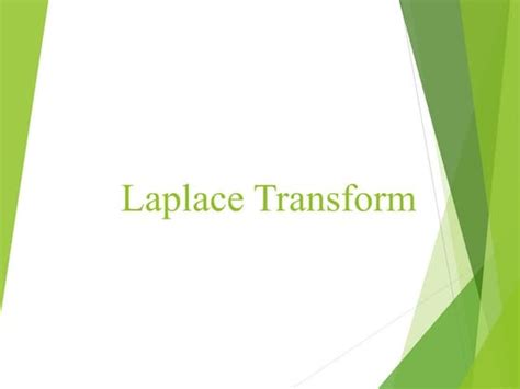 Table Of Transformation Of Laplace And Z Pdf
