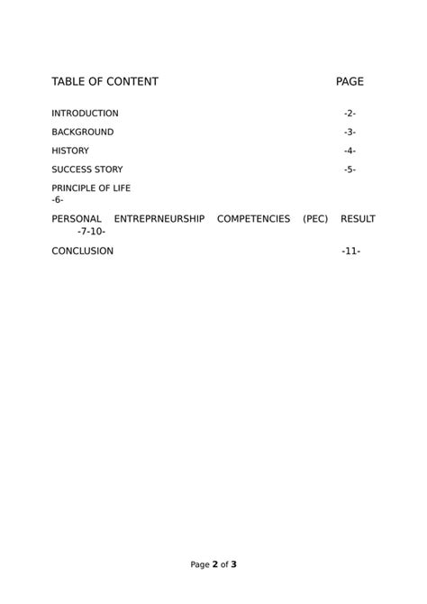 Pec Report Sample Pdf