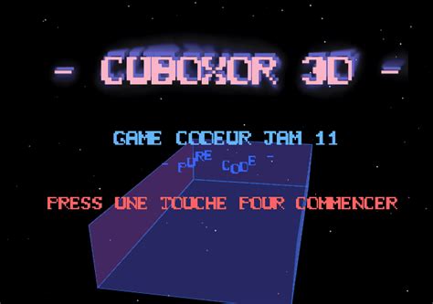 Pure Code D Pong Game For Game Coder Jam CUOXOR PONG D PURE CODE By Jdaliz