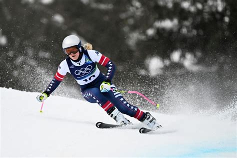 Lindsey Vonn Completes First Downhill Training Run At Winter Olympics