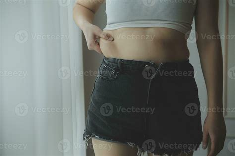 Fat Woman Measuring Fat Woman Fat Belly Chubby Paunchy Sport