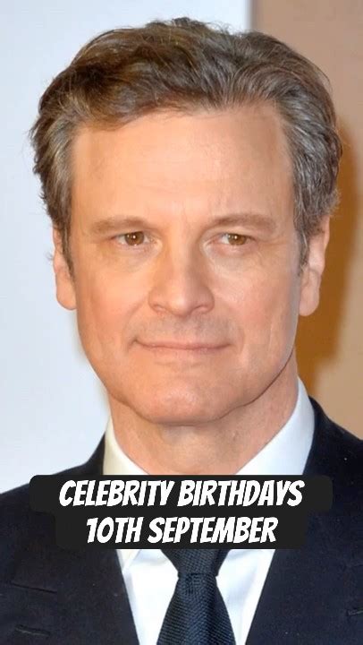 Celebrity Birthdays 10th September Colin Firth Ryan Phillippe And