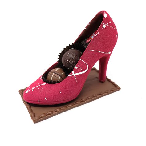 Shoe Filled With 3 Truffles Anna Stubbe Chocolates