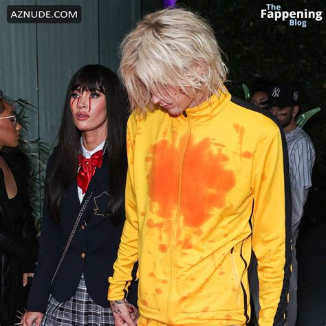 Megan Fox And Mgk Slay At Casamigos Halloween Party Aznude
