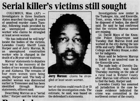 Serial Killers Victims Still Sought