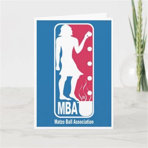 Matzo Ball Association Card For Passover Matzoh Ball Funny Holiday