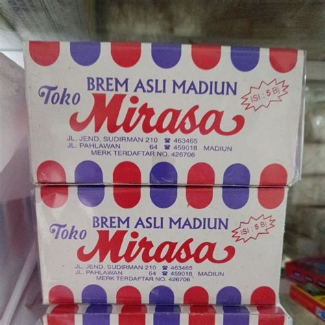 Jual Brem Mirasa Asli Madiun Kemasan Sedang Isi 5 Shopee Indonesia