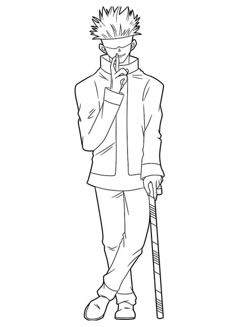 Jujutsu Kaisen Coloring Page