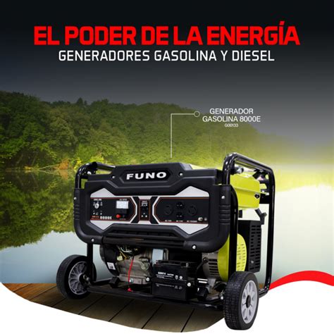 Generador De Energia Funo 8000 W Comercial Emanuel