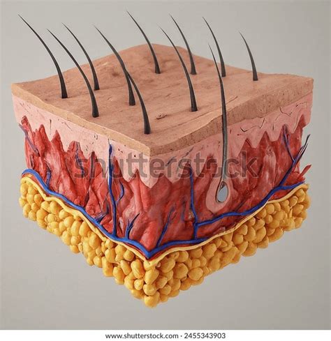 Skin Layer Epidermis Dermis Subcutis Periosteum Tekoälyn Generoima