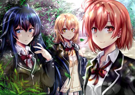 Wallpaper Anime Girls Artwork Yahari Ore No Seishun Love Comedy Wa
